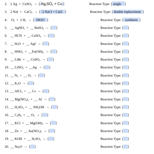 Solved For each of the following equations, identify the | Chegg.com