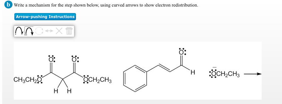 Solved b Write a mechanism for the step shown below, using | Chegg.com