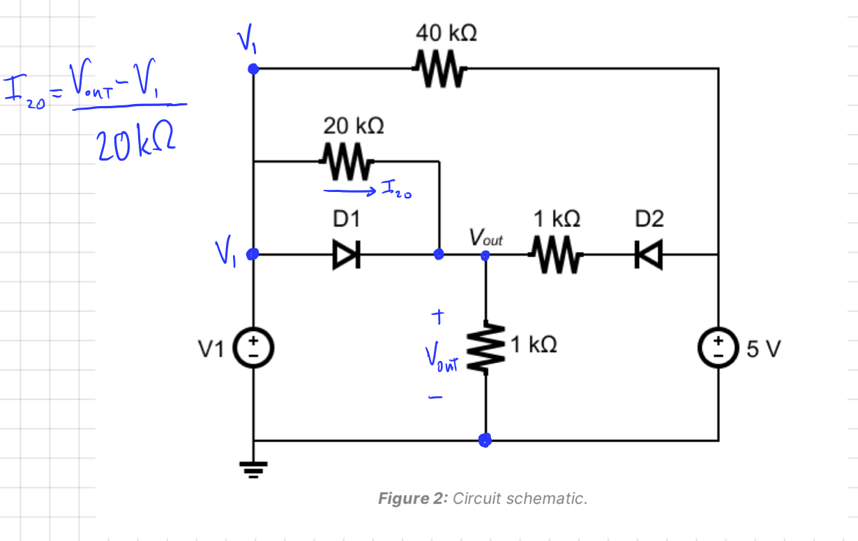 Solved Using the constant-voltage model of the diode, | Chegg.com