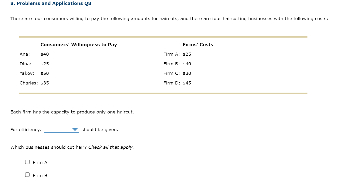 Solved 8. Problems and Applications Q8 There are four | Chegg.com