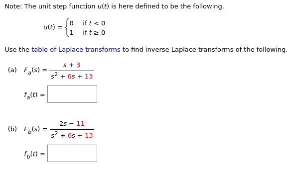 Solved Note: The unit step function u(t) is here defined to | Chegg.com