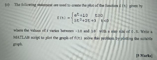 Solved (c) The following statement are used to create the | Chegg.com