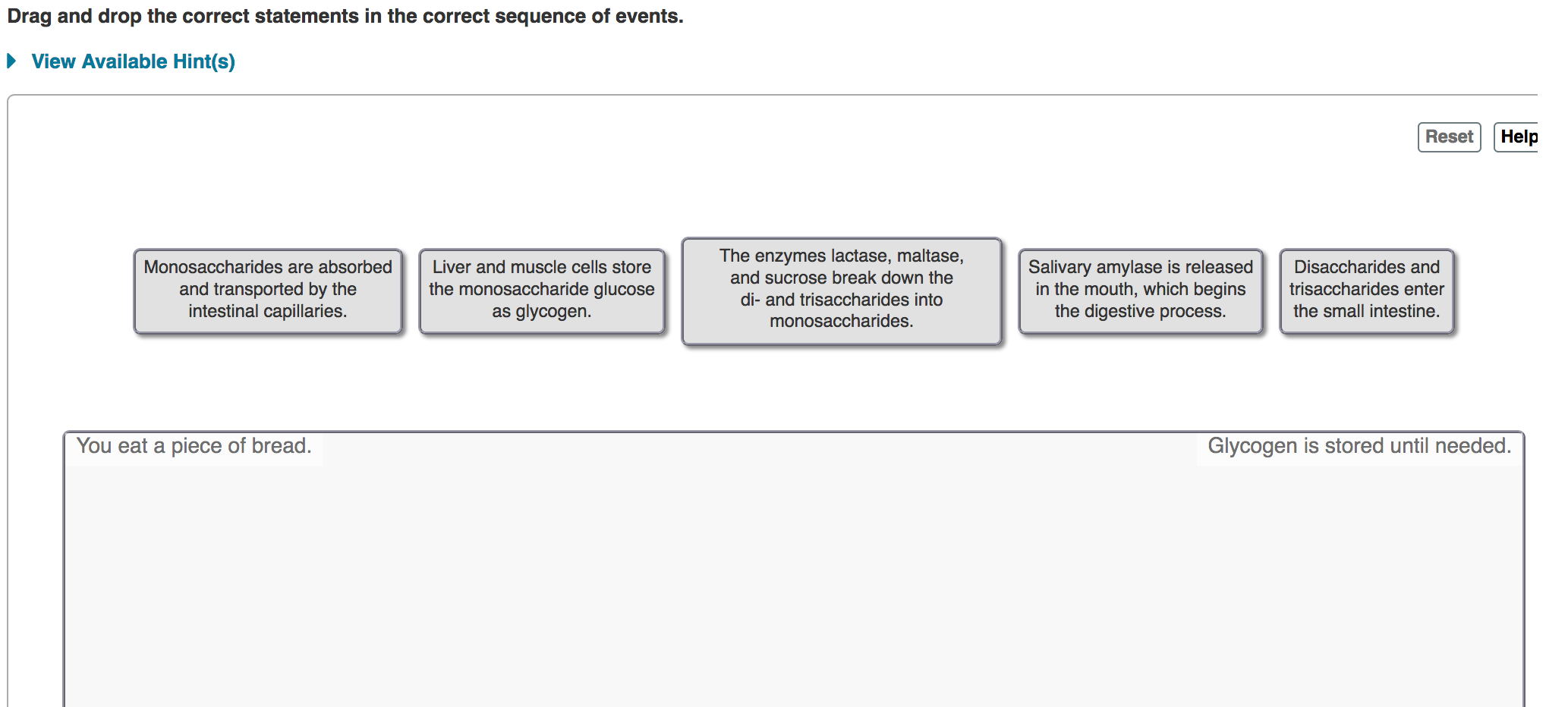 Solved Drag and drop the correct statements in the correct | Chegg.com