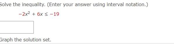 Solved Solve the inequality. (Enter your answer using | Chegg.com
