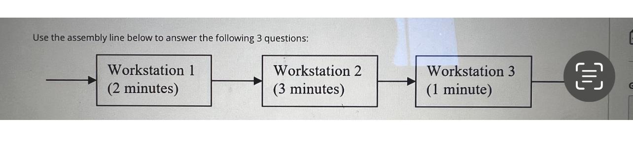 1. An assembly line (see above) is to be designed for | Chegg.com