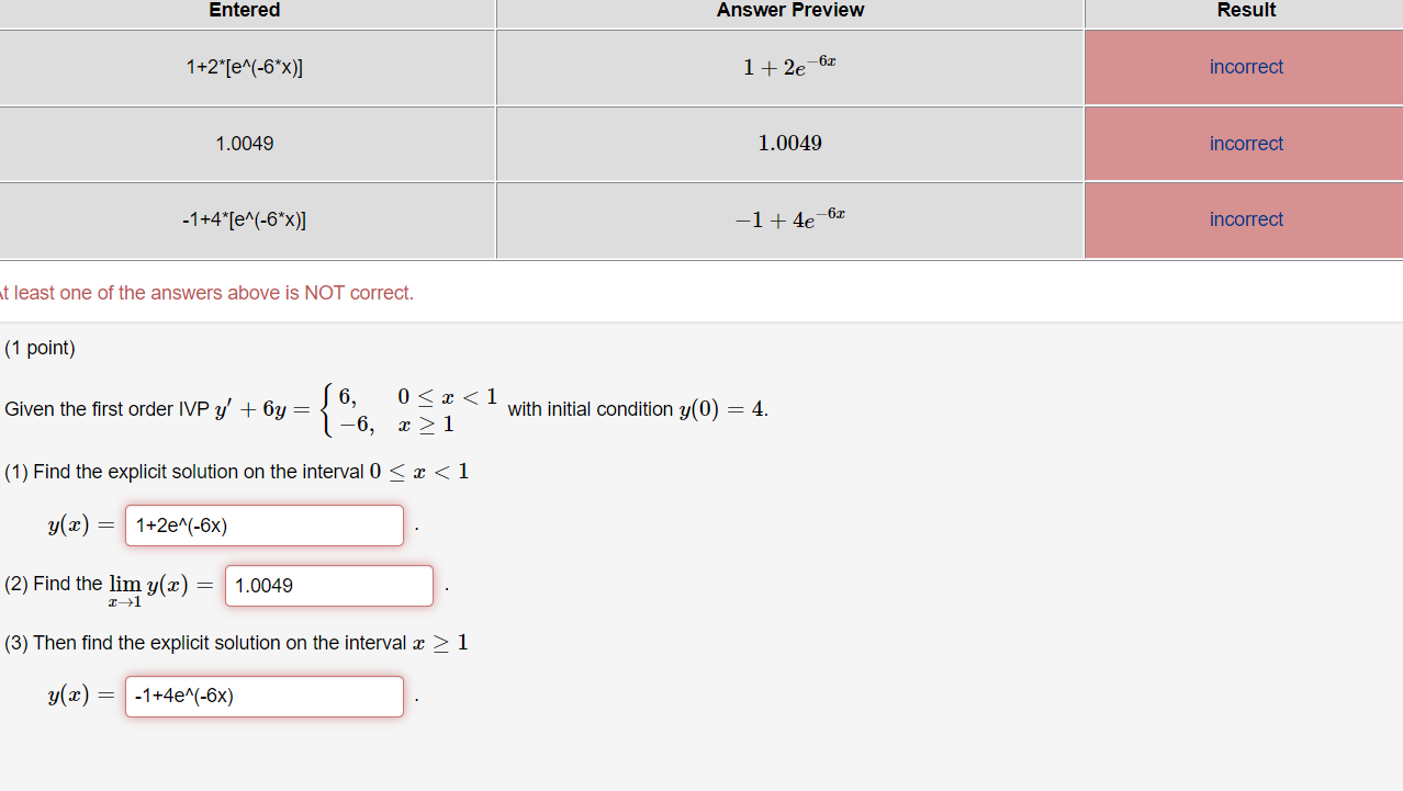 Solved Given the first order IVP | Chegg.com