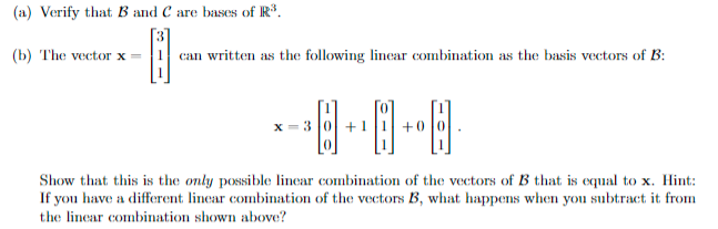 Solved 2. Let B and C be the following two bases of R3 : | Chegg.com