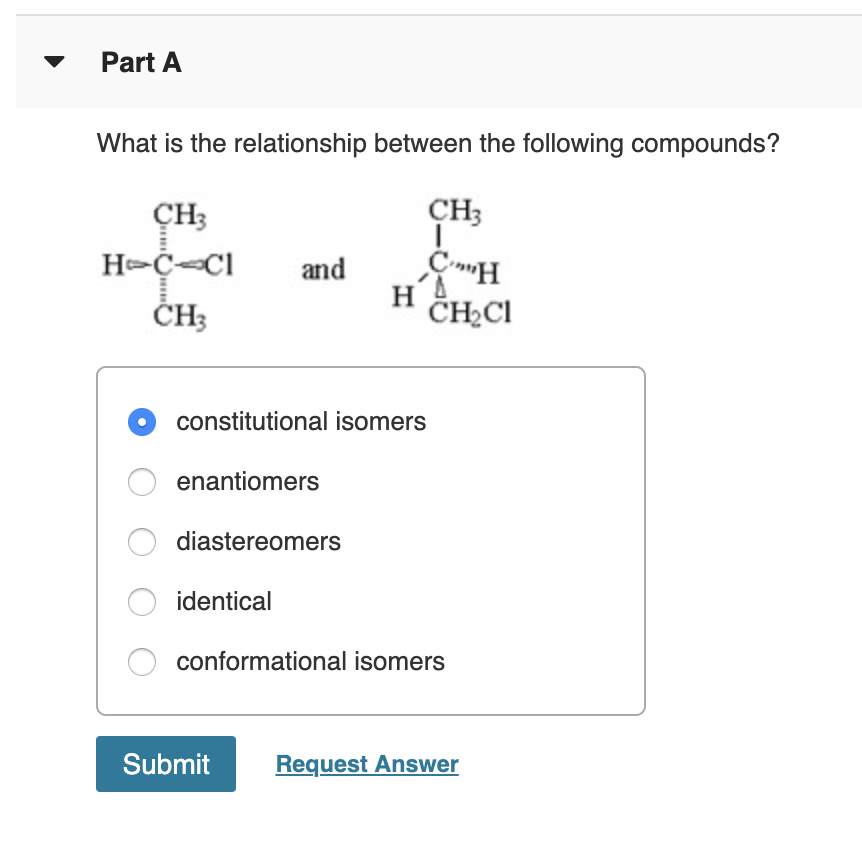 Solved Part A What is the relationship between the following | Chegg.com