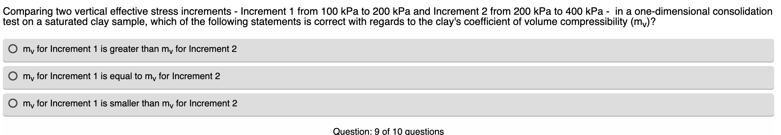 Solved Comparing two vertical effective stress increments - | Chegg.com