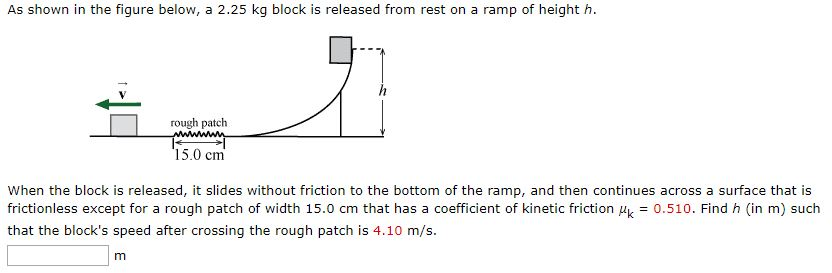 Solved As shown in the figure below, a 2.25 kg block is | Chegg.com