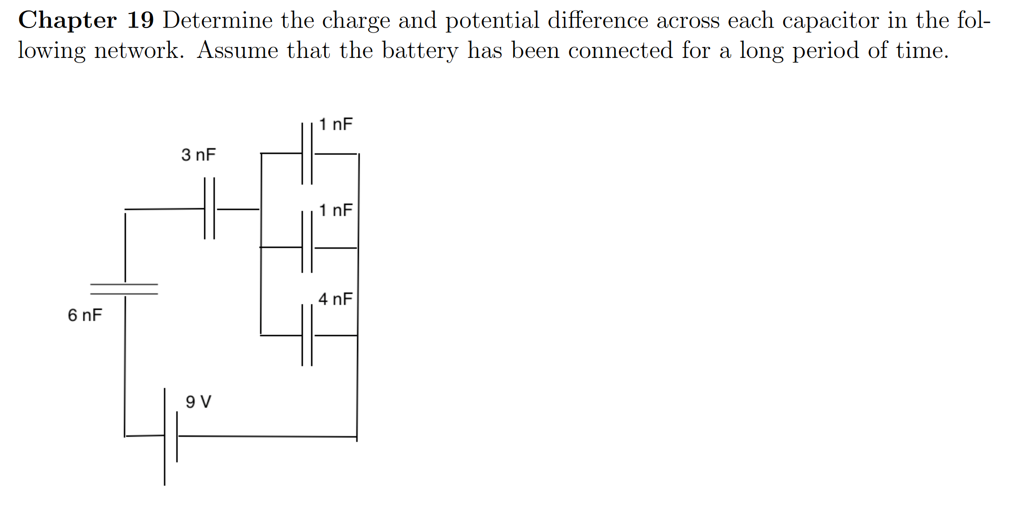 Solved Chapter 19 Determine the charge and potential | Chegg.com