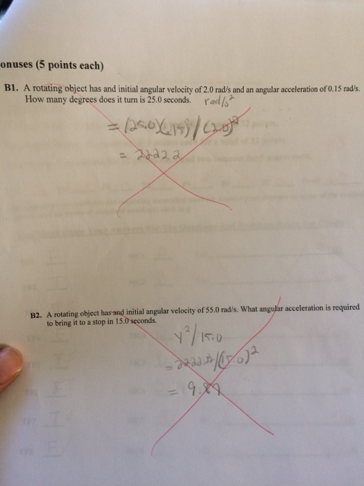 Solved A rotating object has and initial angular velocity of | Chegg.com