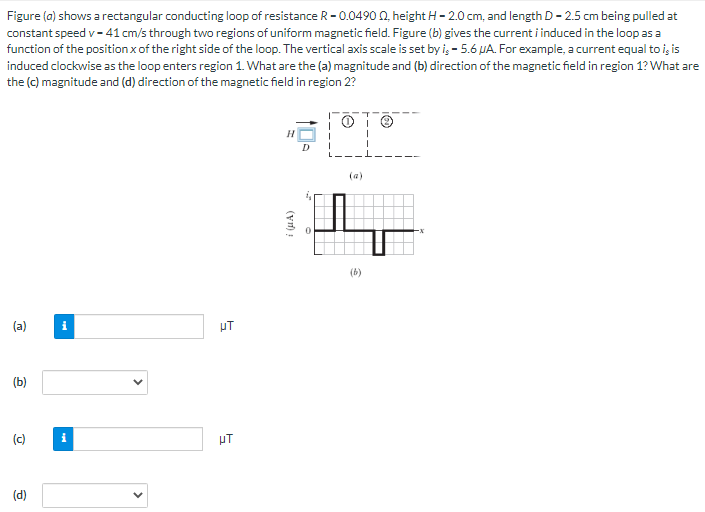 Solved Figure (a) shows a rectangular conducting loop of | Chegg.com
