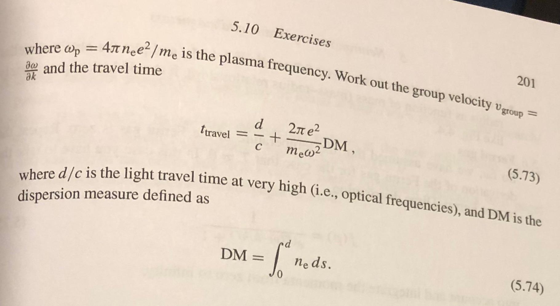 Solved 5.1 Pulse dispersion The dispersion relation for | Chegg.com