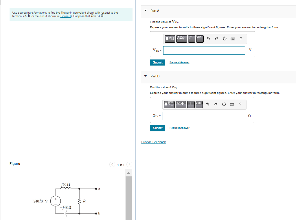 Solved Use source transformations to find the Thévenin | Chegg.com