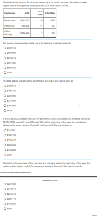 Solved The table below shows a list of assets owned | Chegg.com