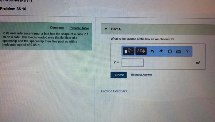 Solved Problem 36.16 Constants I Periodic Table Part A In | Chegg.com
