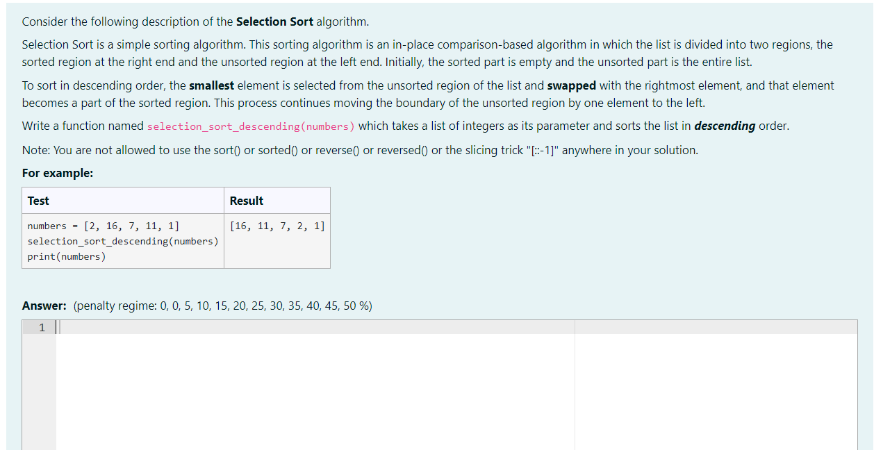 Solved Consider the incomplete function below. def | Chegg.com