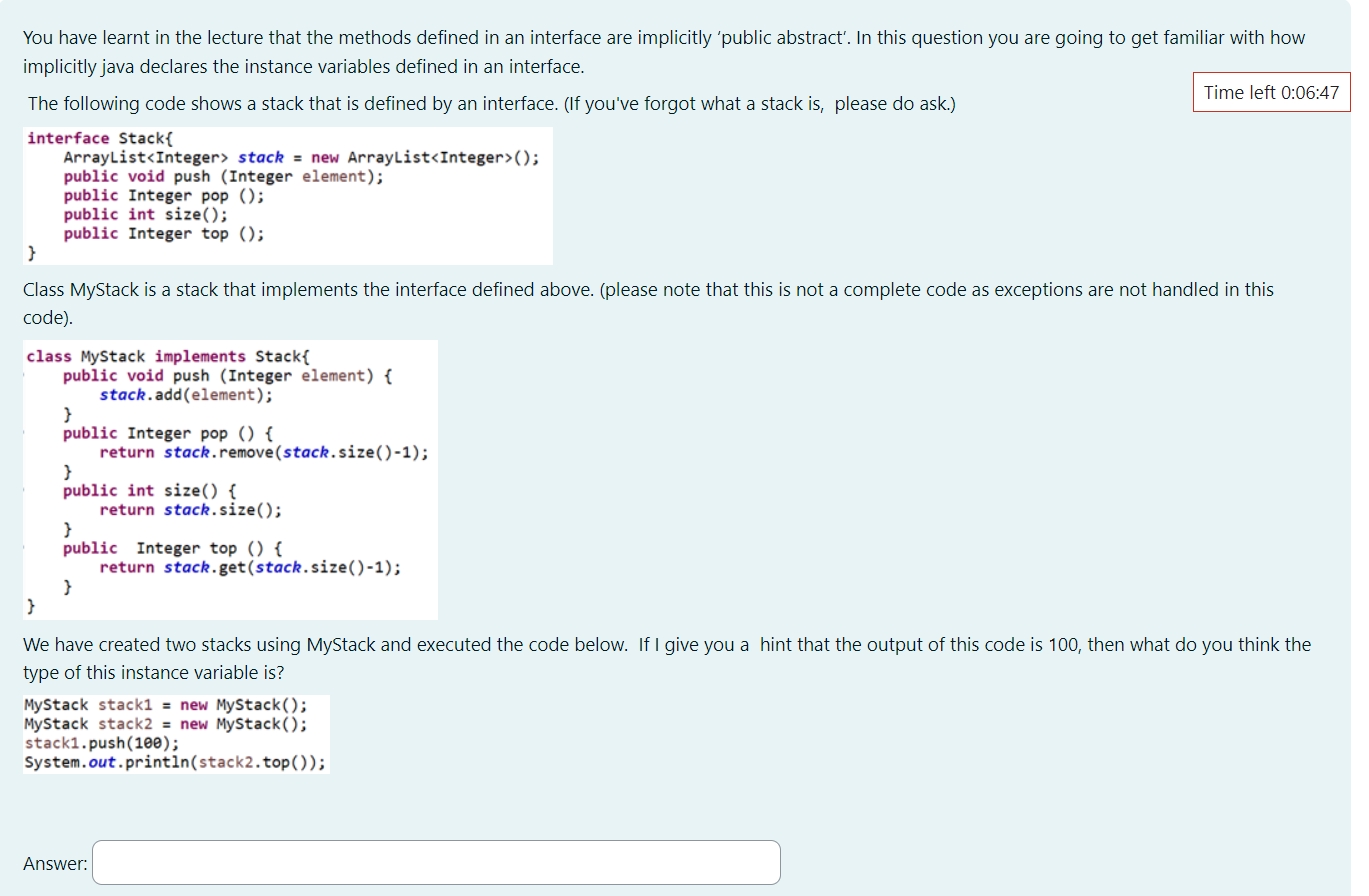 Solved You have learnt in the lecture that the methods | Chegg.com