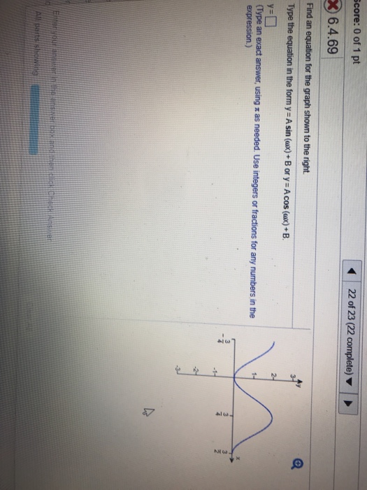 Solved core: 0 of 1 pt 22 of 23 (22 complete) 6.4.69 Find an | Chegg.com