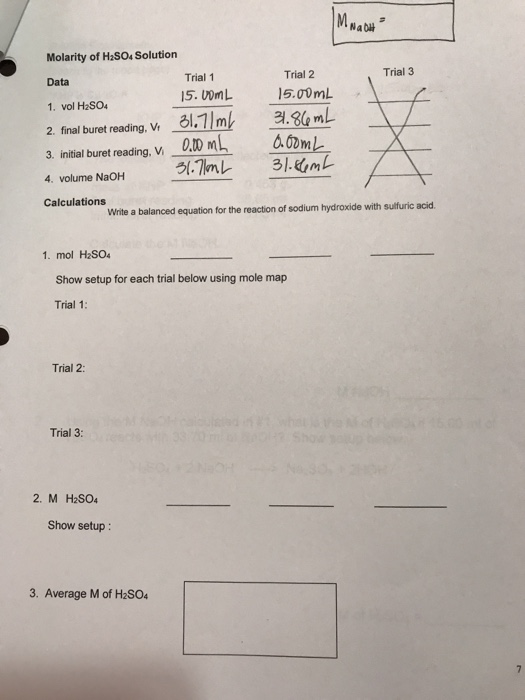 Solved Standardization of the NaOH Solution Data 1. grams | Chegg.com