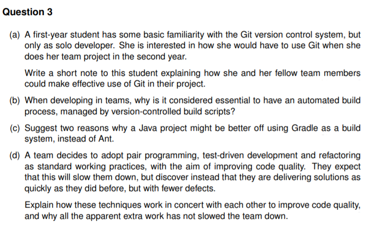 Solved Software Engineering Question Answer carefully and | Chegg.com