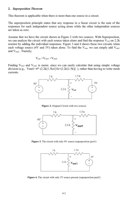 Solved EXPERIMENT 4: Proportionality and Superposition | Chegg.com