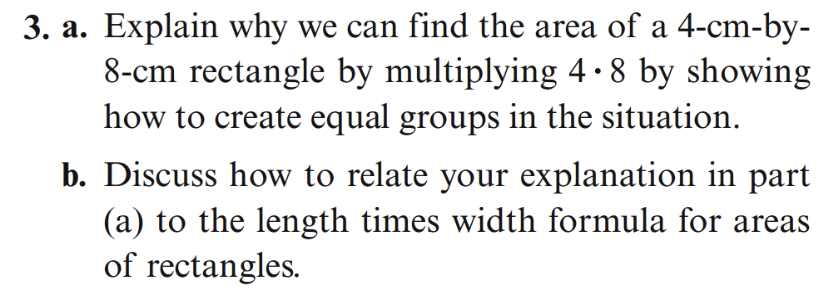 Solved a. Explain why we can find the area of a | Chegg.com