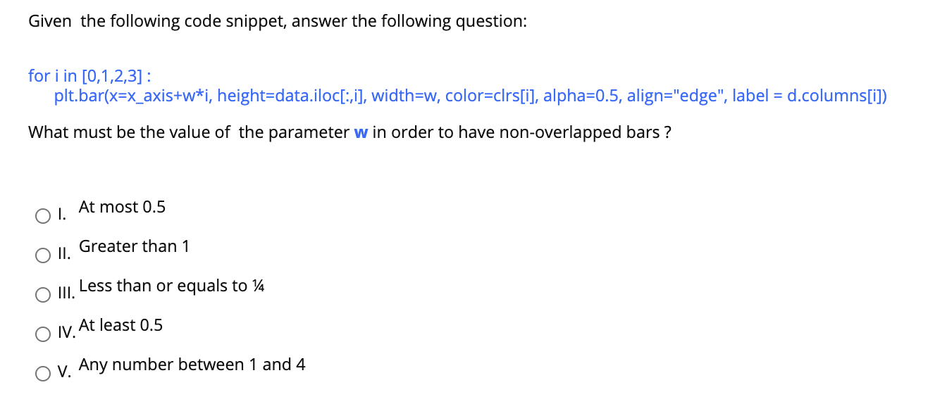 Solved Given the following code snippet, answer the | Chegg.com