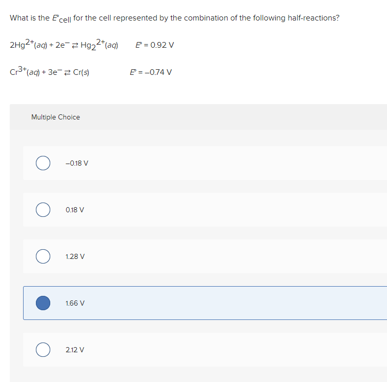 Solved Calculate Ecell and indicate whether the overall | Chegg.com