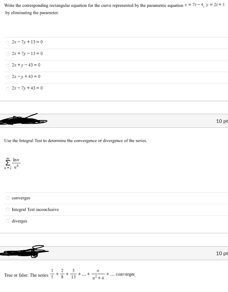Solved Write the corresponding rectangular equation for the | Chegg.com