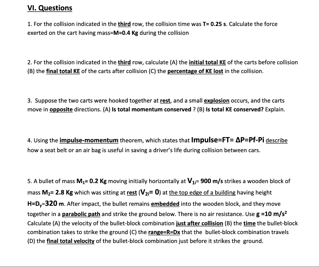 Solved IV. Raw Data: V. DATA ANALYSIS: (1) For each row, | Chegg.com