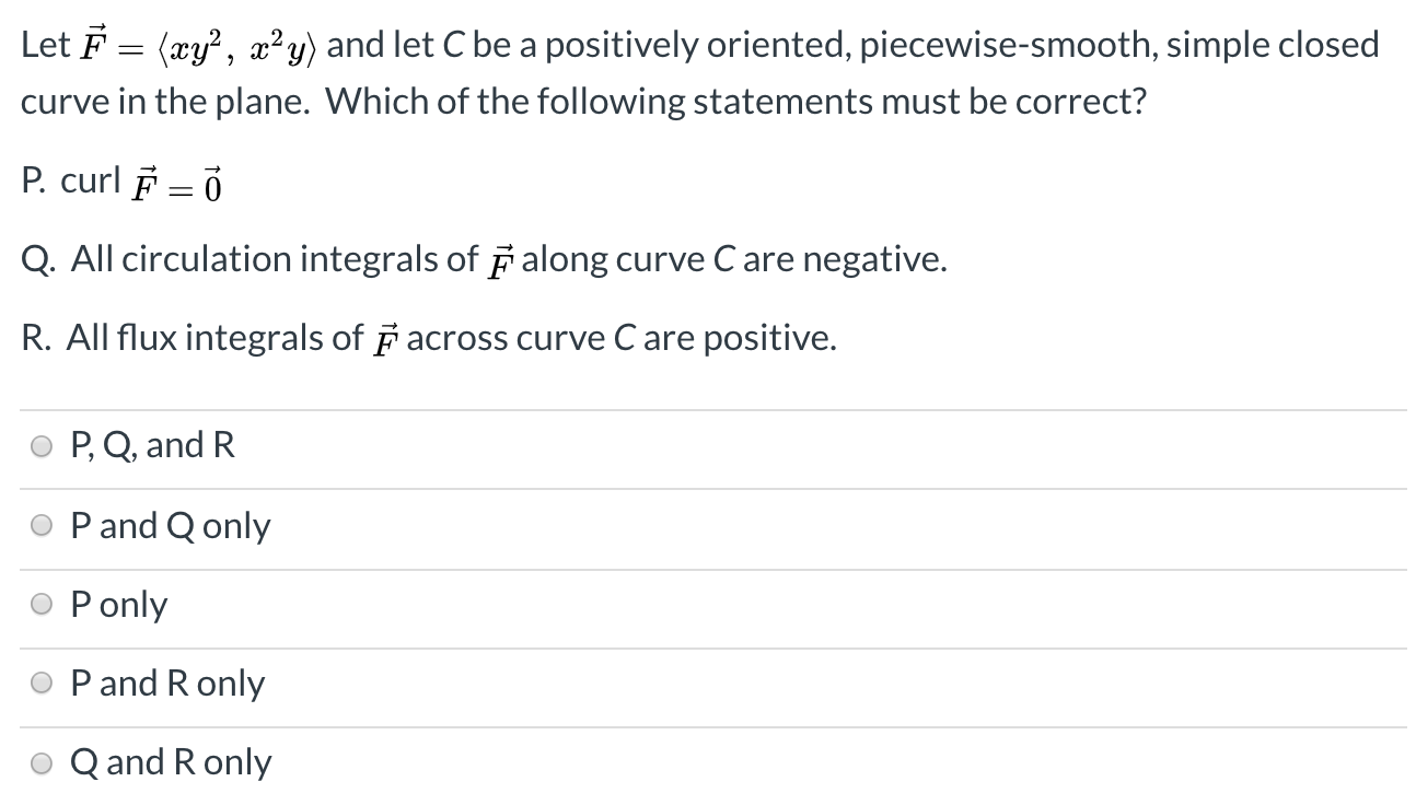 Solved Let F = (xy-, xy) and let C be a positively oriented, | Chegg.com