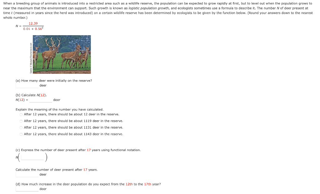 Solved When A Breeding Group Of Animals Is Introduced Into A Chegg