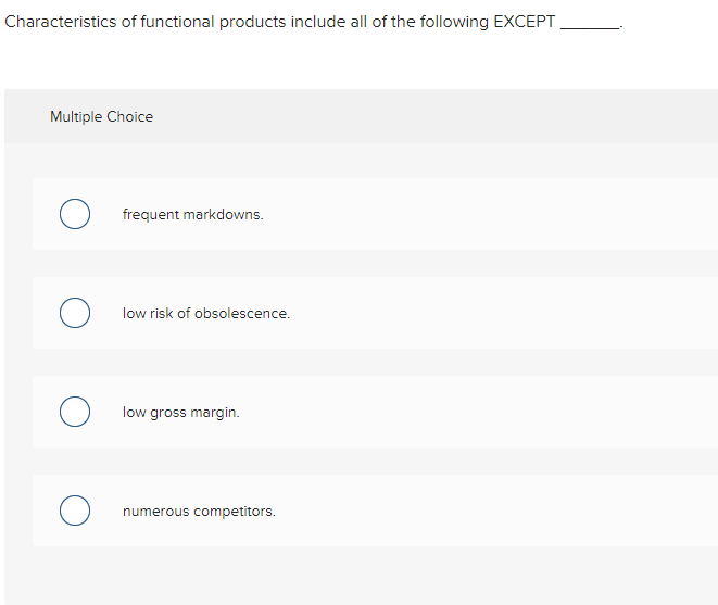 Solved Characteristics of market-responsive supply chains | Chegg.com