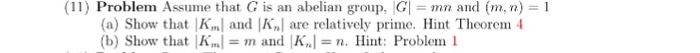 Solved 3.1. Structure Theorem for Finite Abelian Groups. | Chegg.com