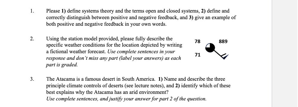 Solved 1 Please 1 Define Systems Theory And The Terms Open 