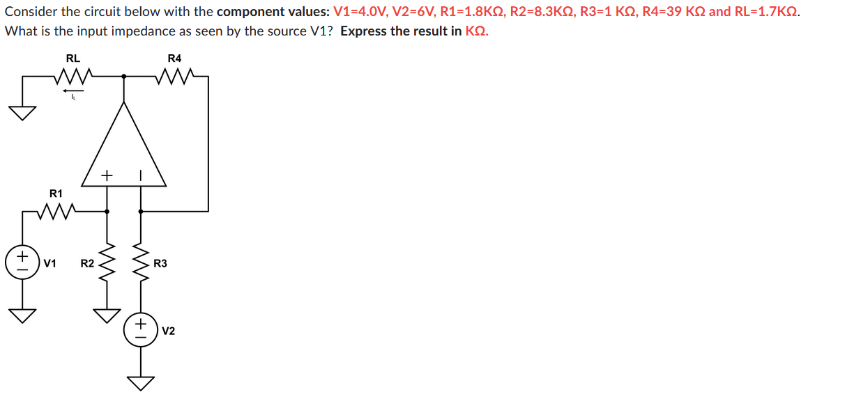Solved Consider the circuit below with the component values: | Chegg.com