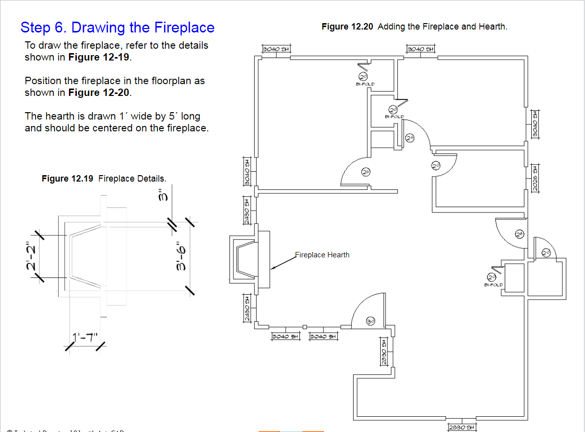 FLOOR PLAN INSTRUCTIONS-manual drafting Draw the | Chegg.com