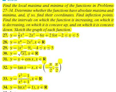 Solved solve number 33 and 34 how to determine concave up or | Chegg.com
