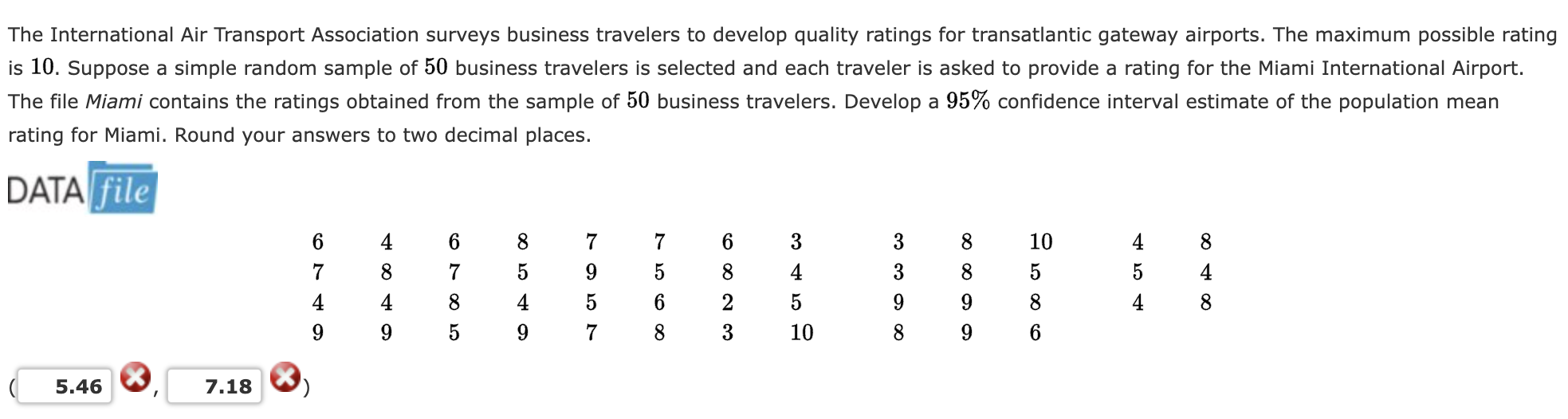 Solved Hint(s) Check My Work The International Air Transport | Chegg.com