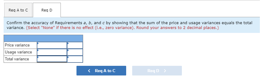 Solved Exercise 8-11A Determining materials price and usage | Chegg.com