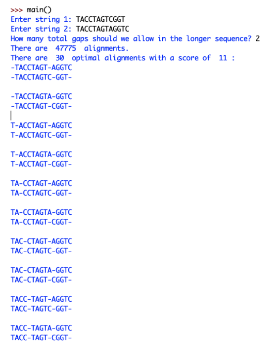 Solved CSC 110 - Homework 9 - Bioinformatics We have seen | Chegg.com