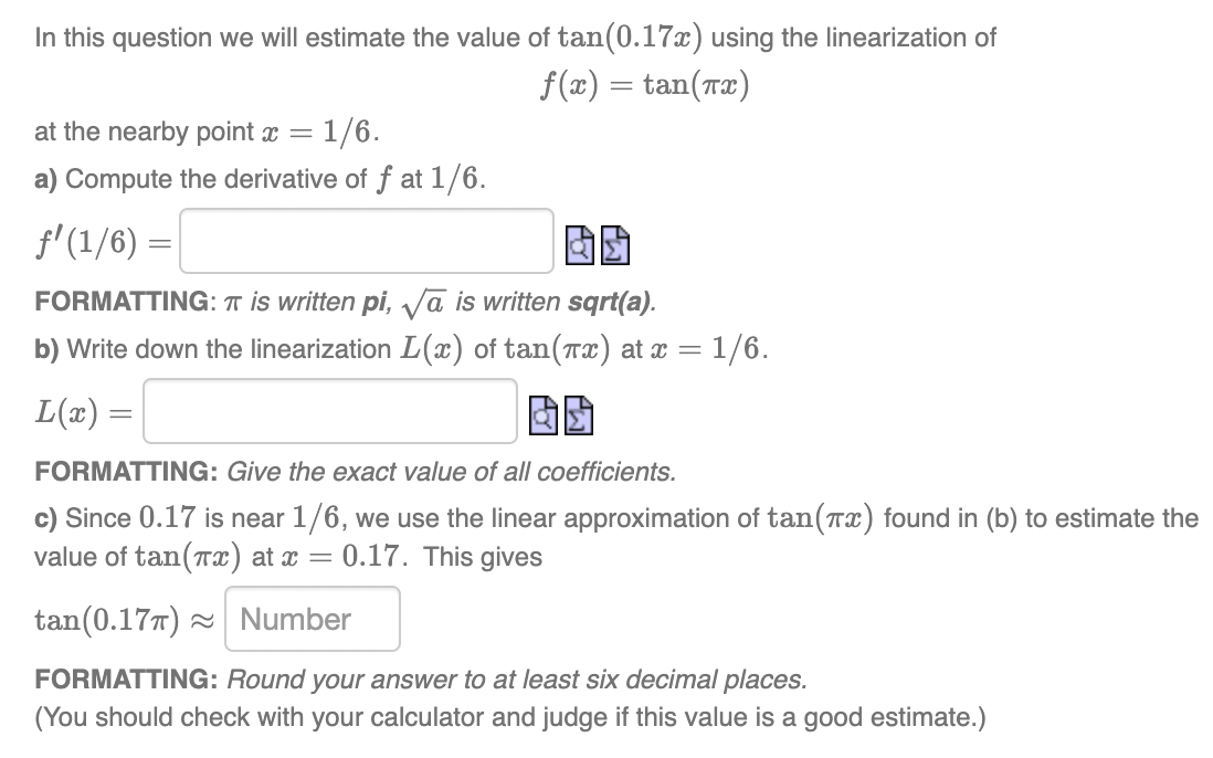 Solved In this question we will estimate the value of | Chegg.com