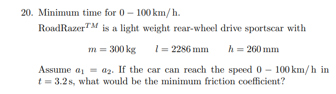 Solved Book is Reza N. Jazar Vehicle Dynamics Theory and | Chegg.com