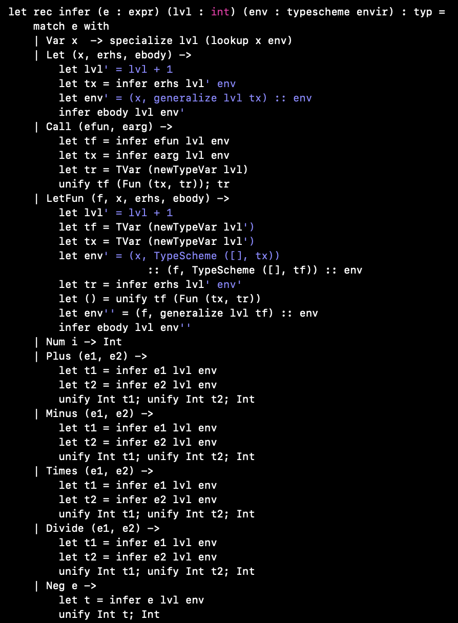 Solved Assignment3.fs contains an implementation of type | Chegg.com