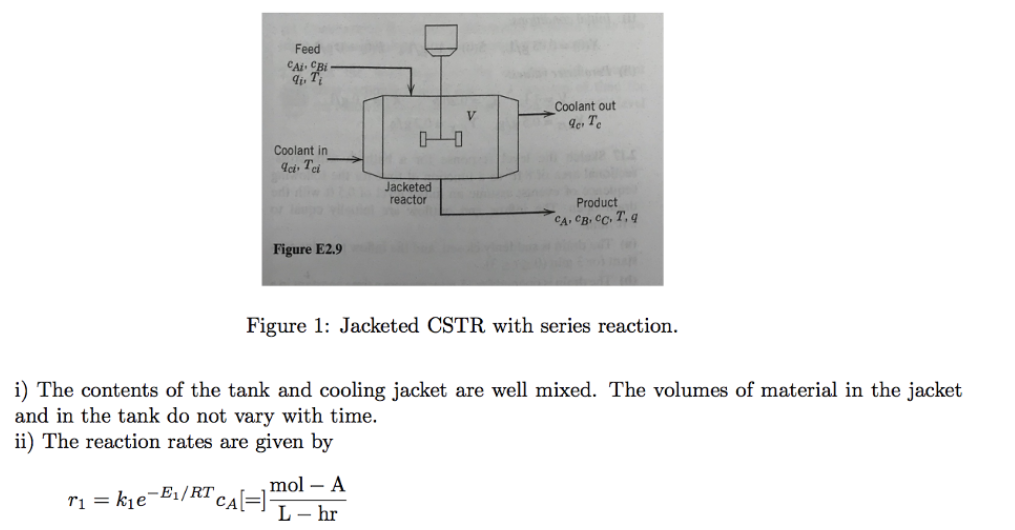 Solved Irreversible consecutive reactions A → B → C occur in | Chegg.com