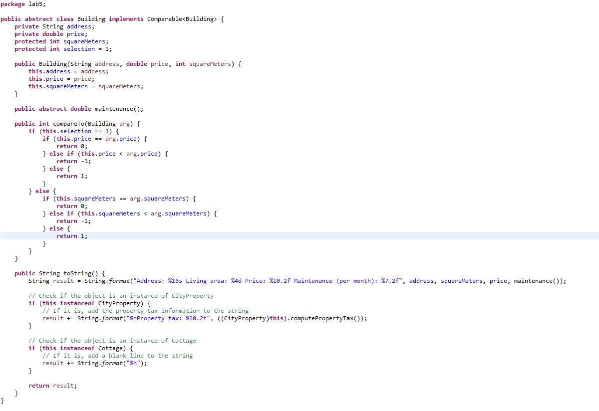 Solved Hi, I need help with 4 simple and short methods so my | Chegg.com