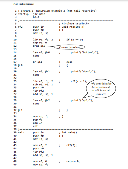 Solved If The Code For The Printf Statements In Ex0603a Is 