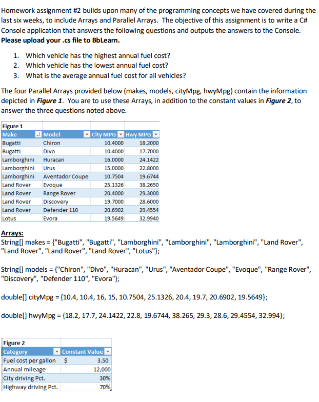 Solved Homework assignment #2 builds upon many of the | Chegg.com